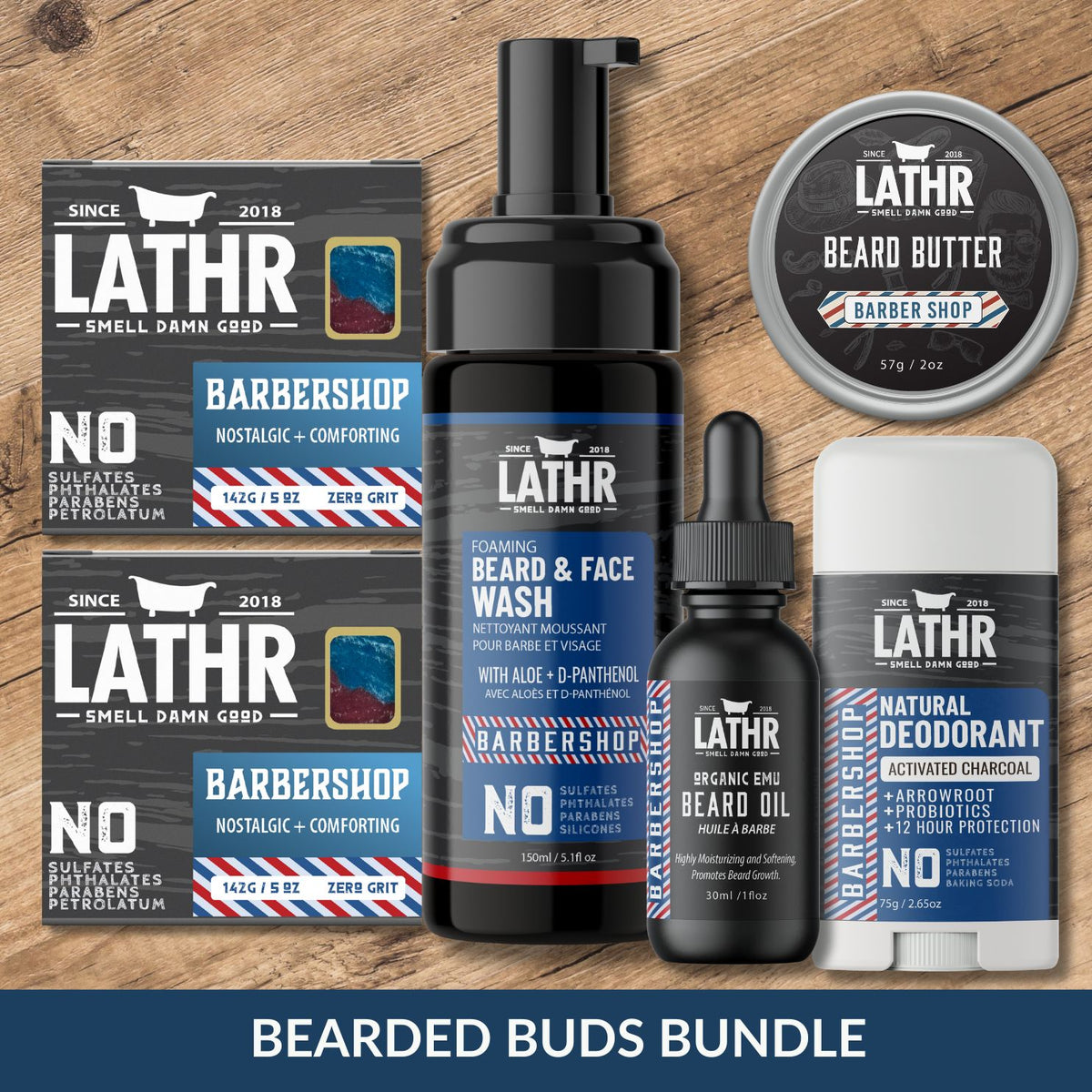 Bearded Buds Bundle | LATHR Men's Personal Care Products