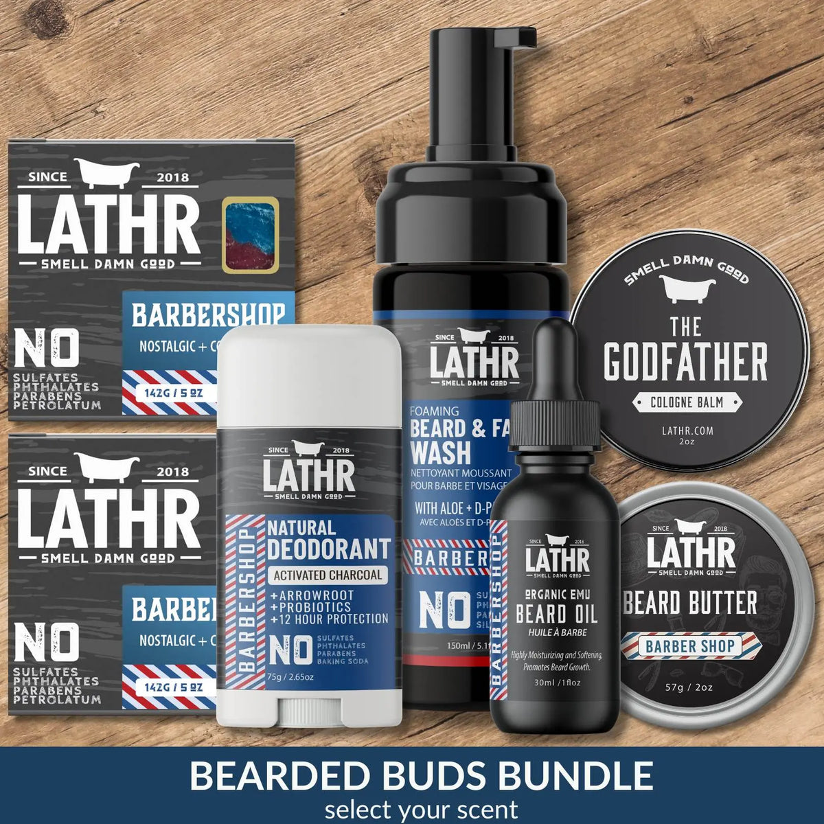 Bearded Buds Bundle | LATHR Men's Personal Care Products