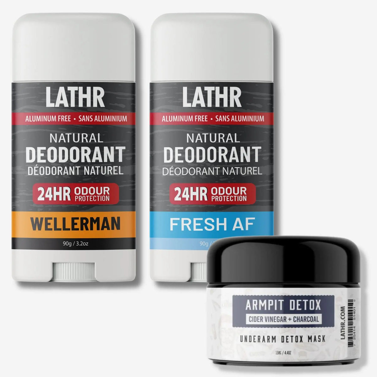 Natural Deodorant Starter Kit with Armpit Detox Mask – LATHR