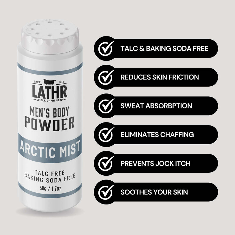 Men's Body Powder - Talc Free – LATHR